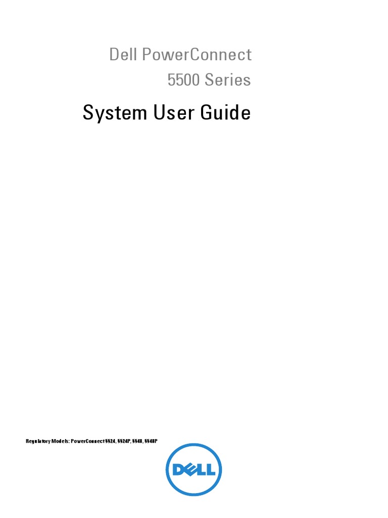 Dell Powerconnect 5548 Users Guide | PDF | Radius | Computer Network