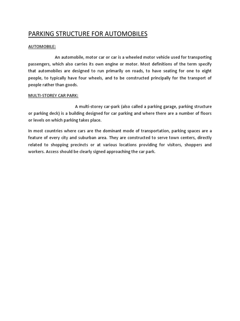 Parking Design | PDF | Parking | Helix