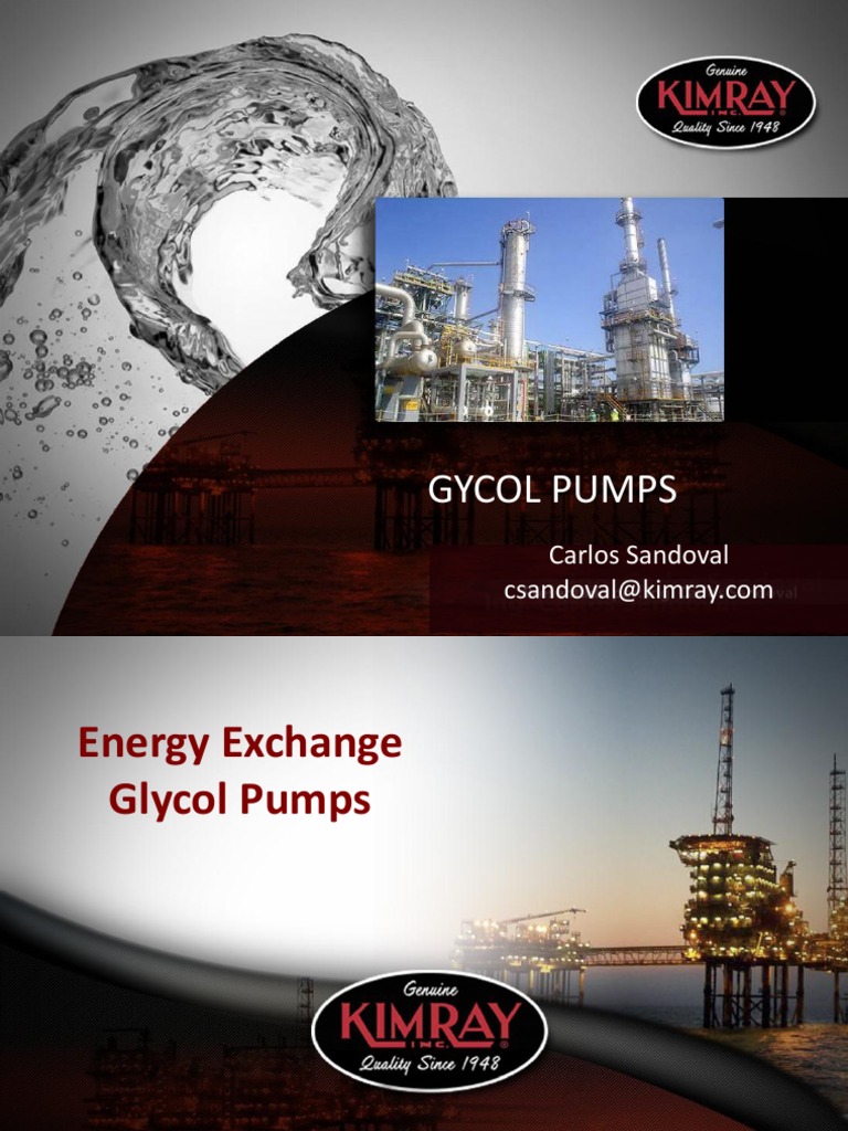 Kimray - Glycol Pumps | Pump | Natural Gas