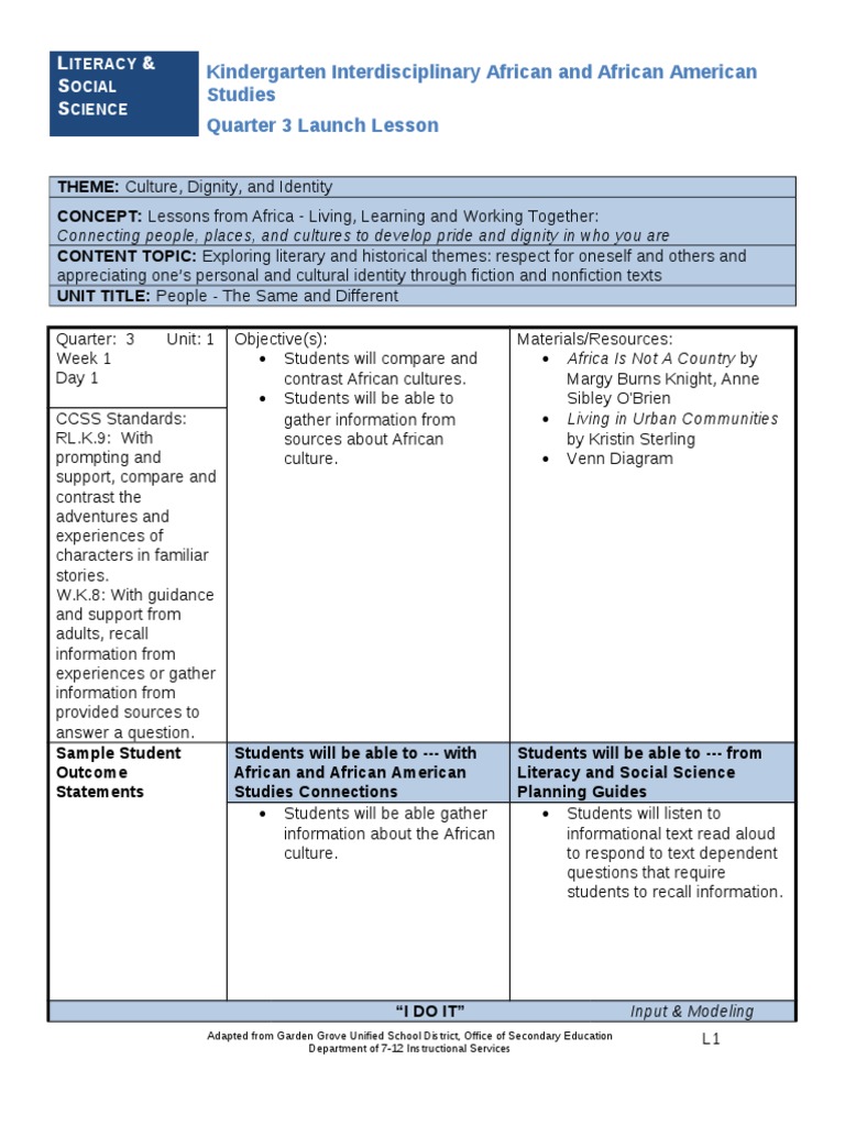 IAAAS LiteracySocialScience GradeK Q3 Lesson | PDF | Behavior Modification | Psychological Concepts