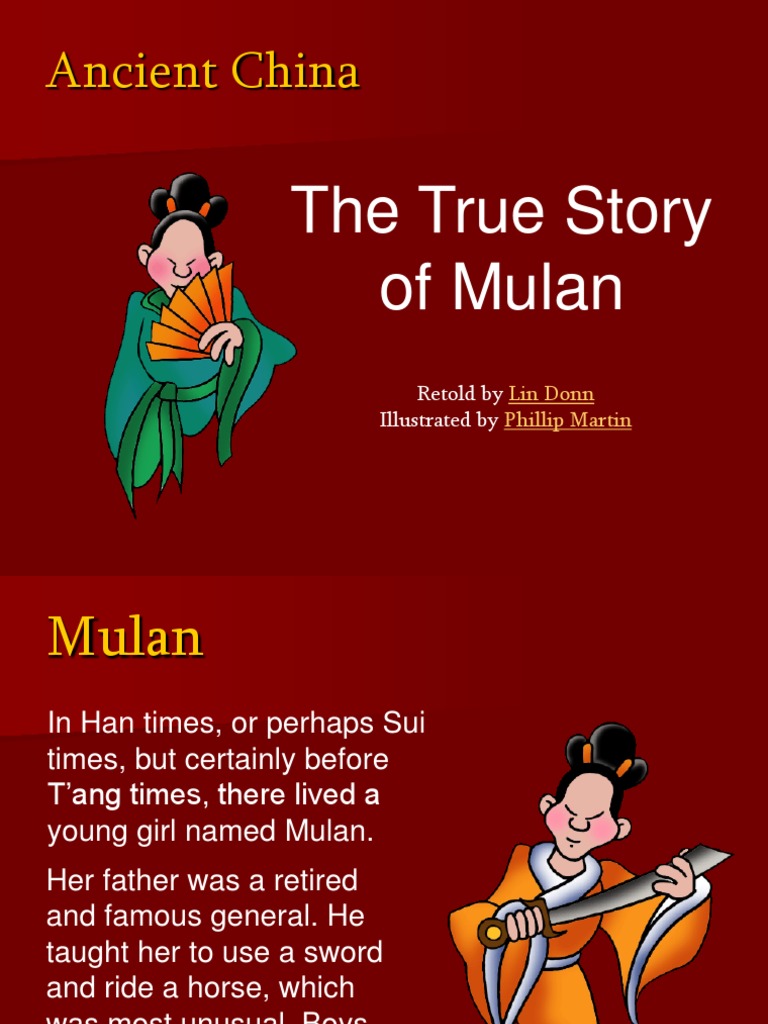 Ancient China: The True Story of Mulan | PDF | Mystery, Thriller ...