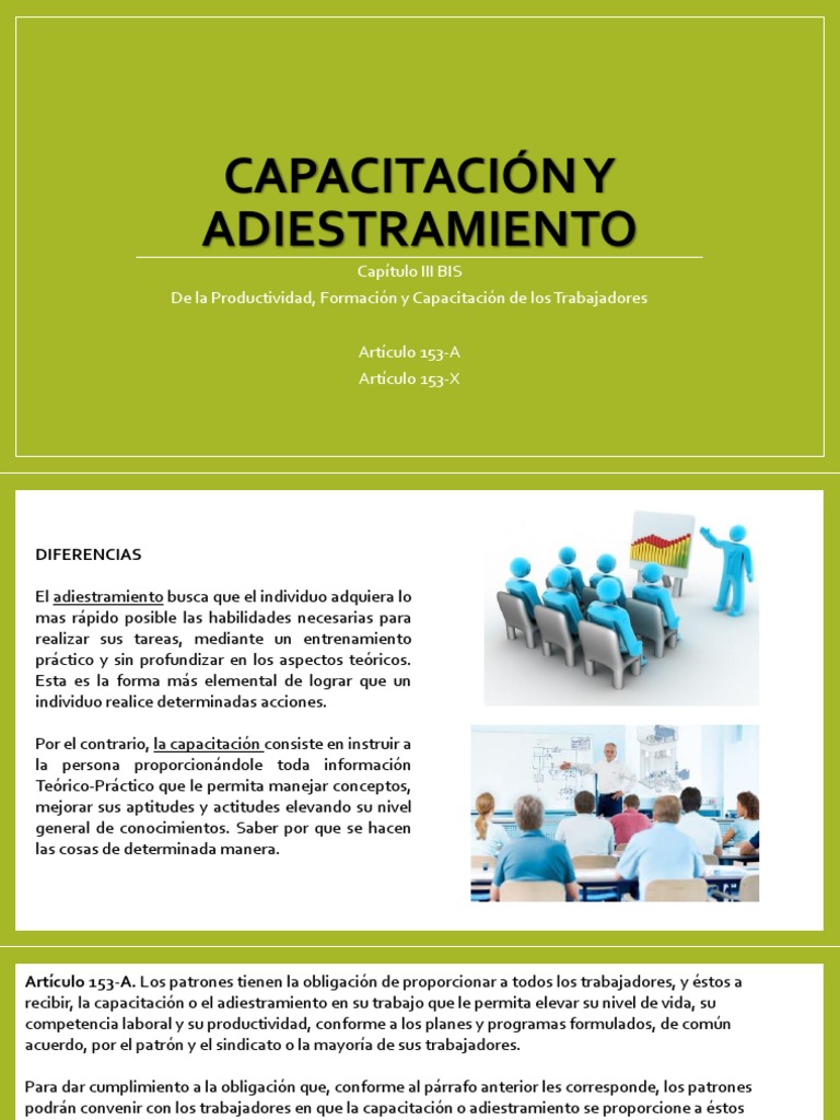 Capacitación y Adiestramiento