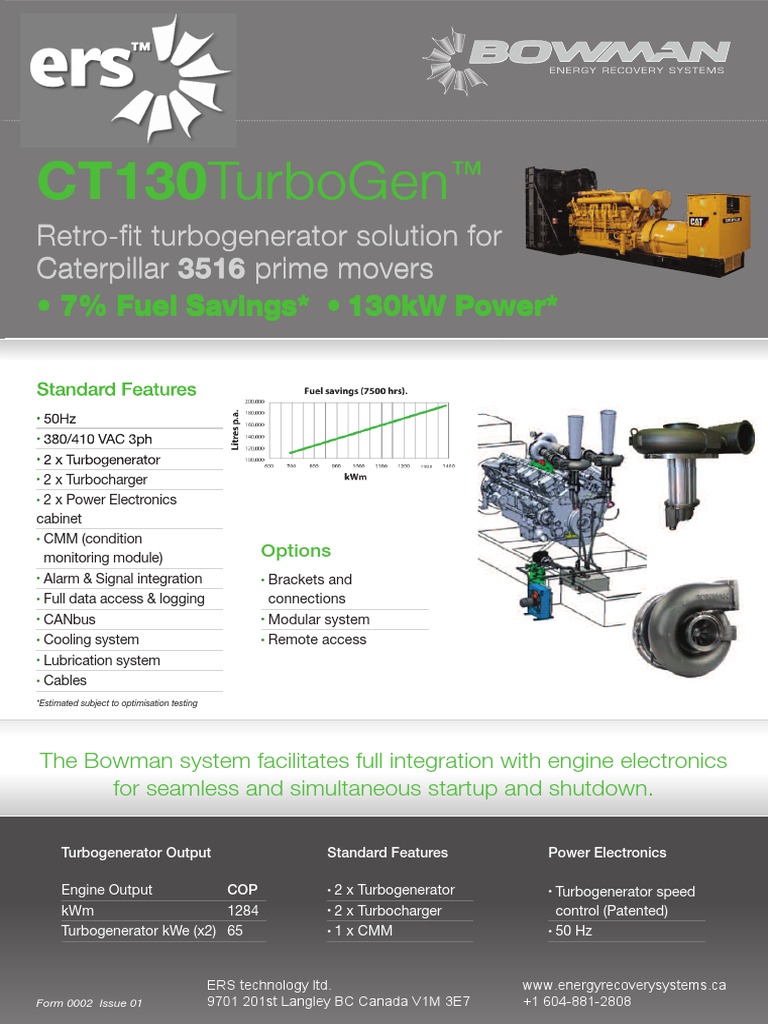 ct130 Caterpillar 3516 | PDF