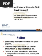 Mulder's Chart of Nutrient Interactions | PDF | Plant Nutrition | Nutrients
