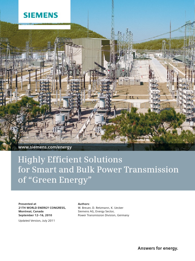 Smart and Bulk Power Transmission | PDF | High Voltage Direct Current ...