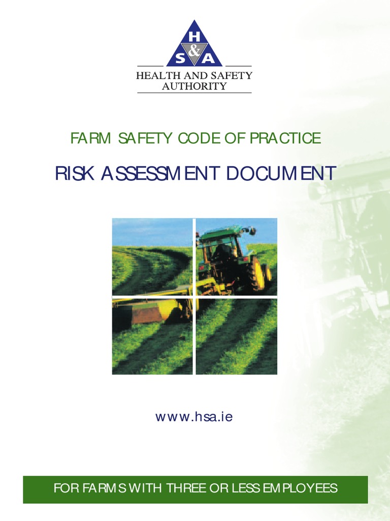 Farm Safety Risk Assessment | PDF | Bull | Personal Protective Equipment