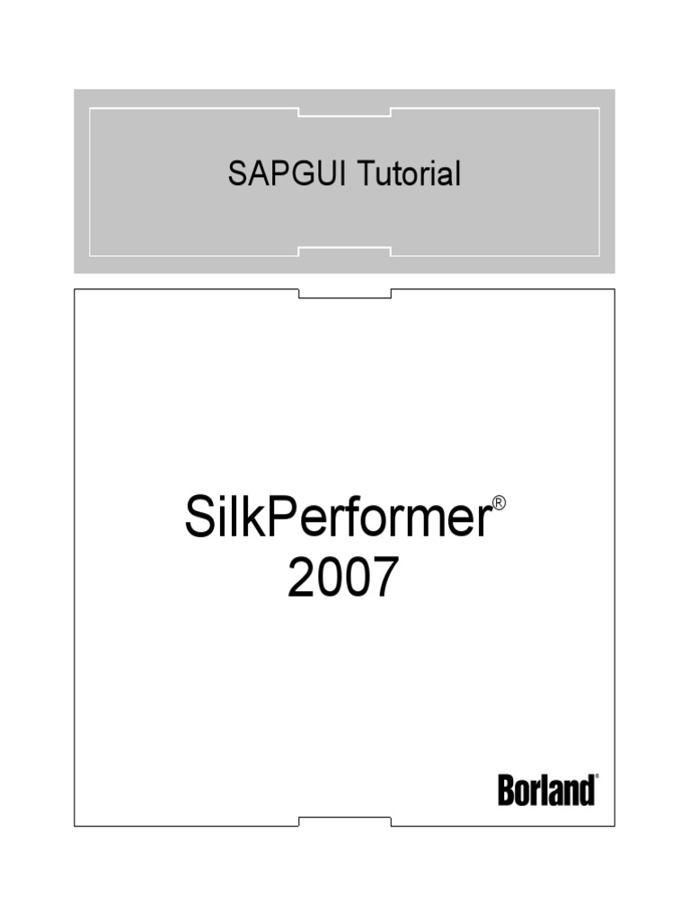 Sap Tutorial | PDF | Parameter (Computer Programming) | Scripting Language