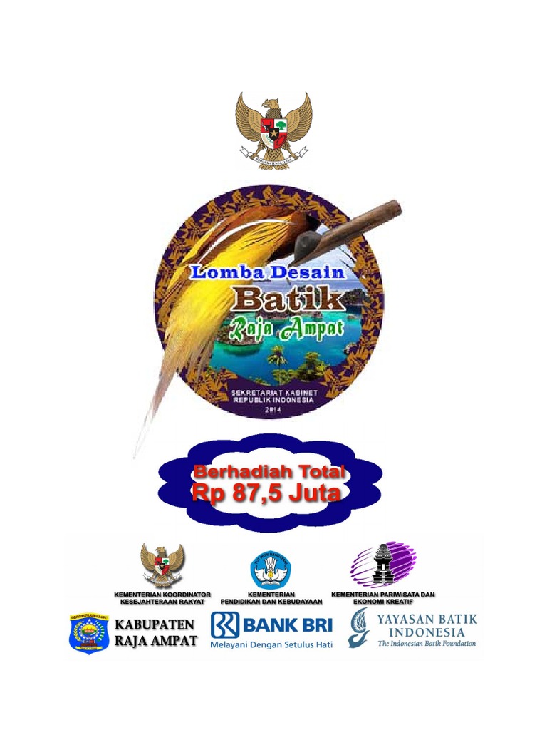 Tor Lomba Desain Batik Raja Ampat | PDF