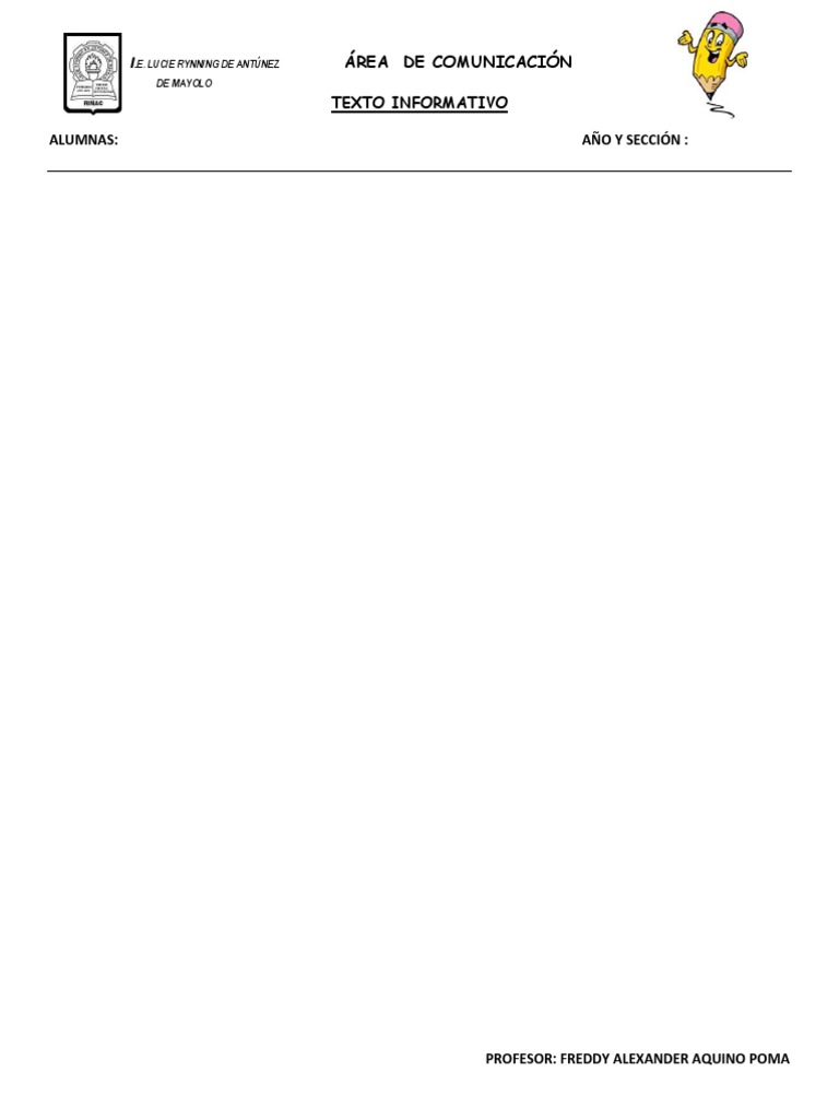 Formato Texto Informativo | PDF