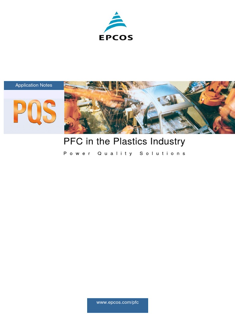 PFC in The Plastics Industry: Application Notes | PDF | Capacitor | Plastic
