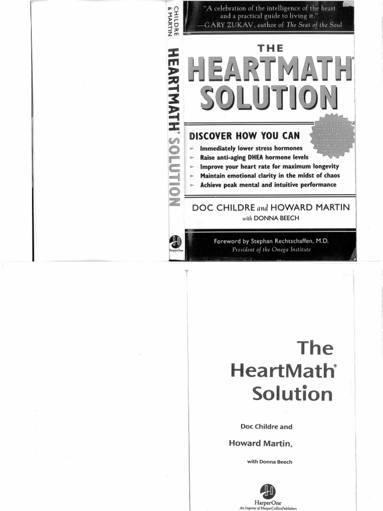 The HEARTMATH SOLUTION - Doc Childre An Howar Martin) de Rodrigo Lucenti | PDF