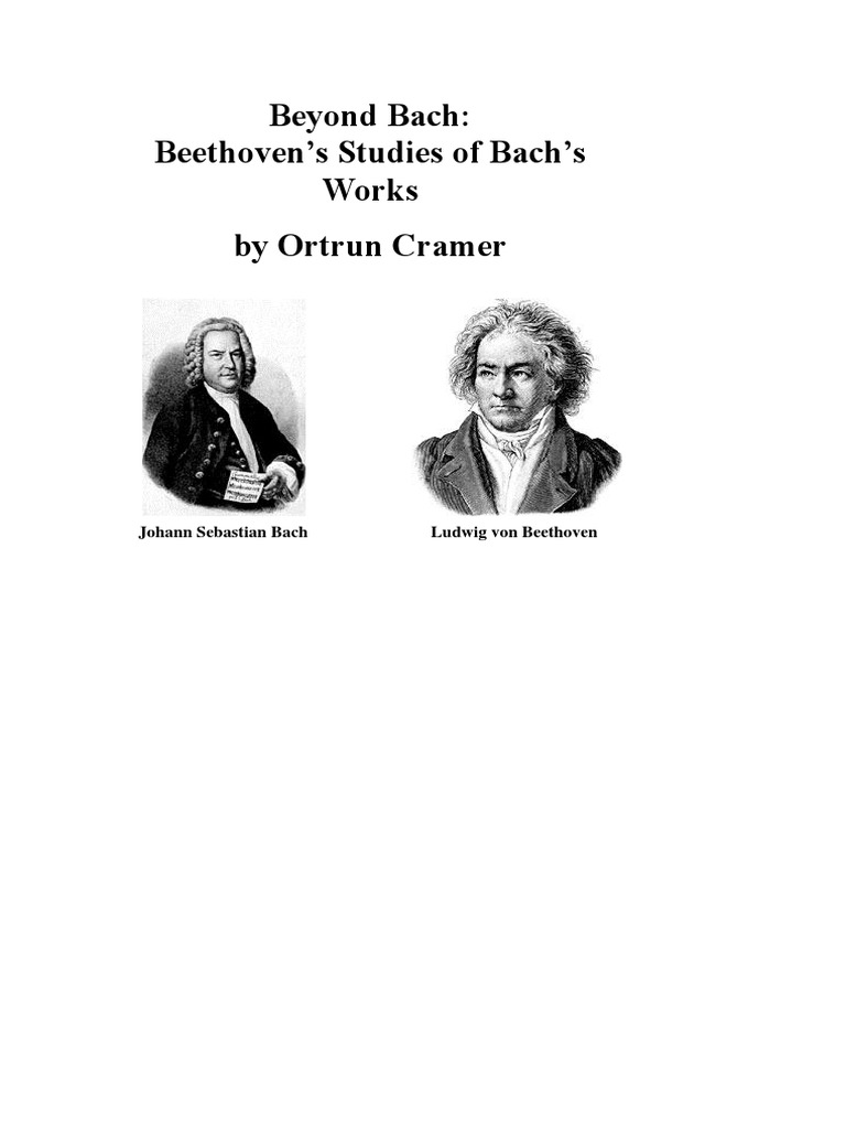 Beyond Bach - Influence On Beethoven | PDF | Johann Sebastian Bach | Ludwig Van Beethoven