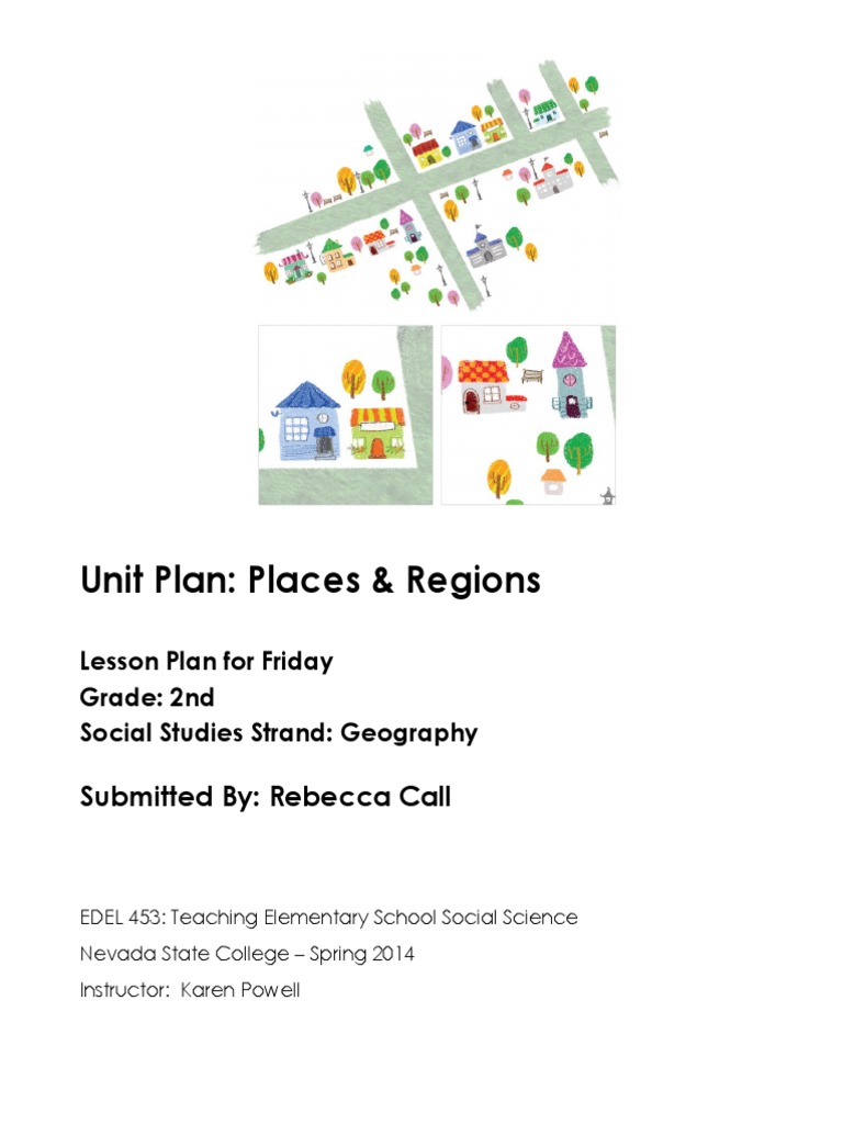 2nd Grade Community Map Lesson Plan | PDF | Lesson Plan | Education Theory