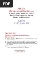 API 510 Corrosion Rate and Remaining Life Calculations | PDF | Nature