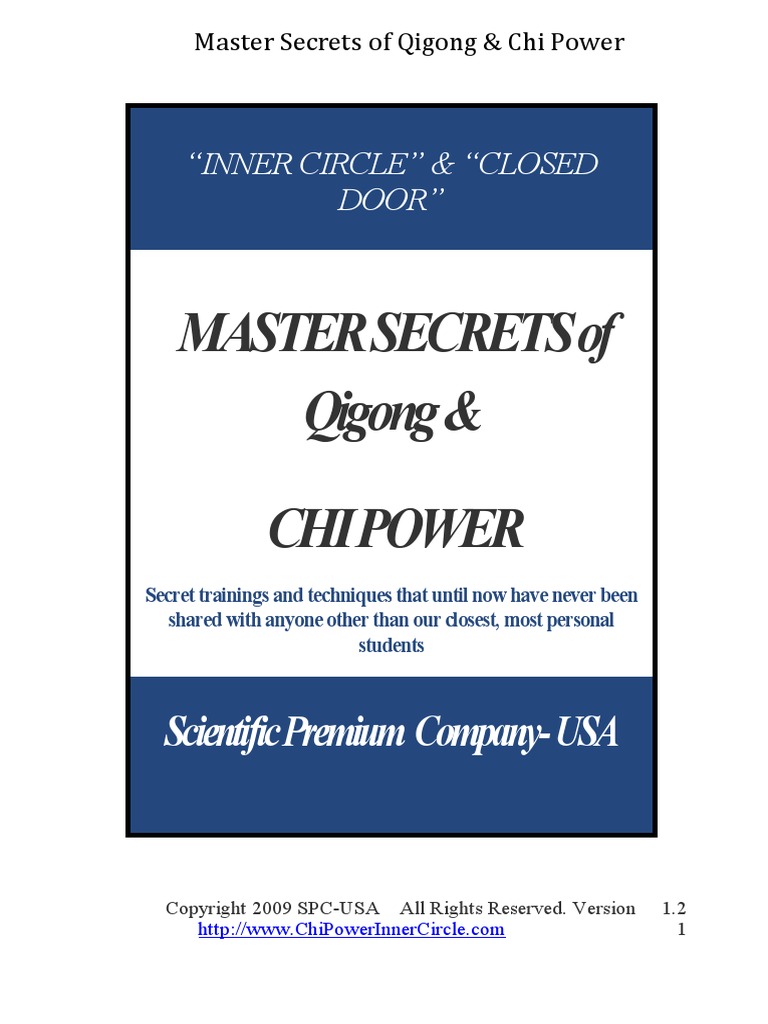 (Perhacs) Master Secrets of Qigong & Chi Power | PDF