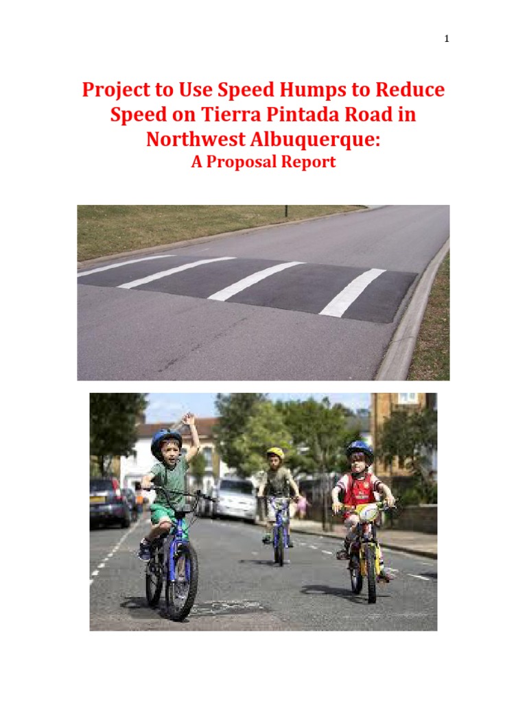 Proposal | PDF | Speed Limit | Albuquerque