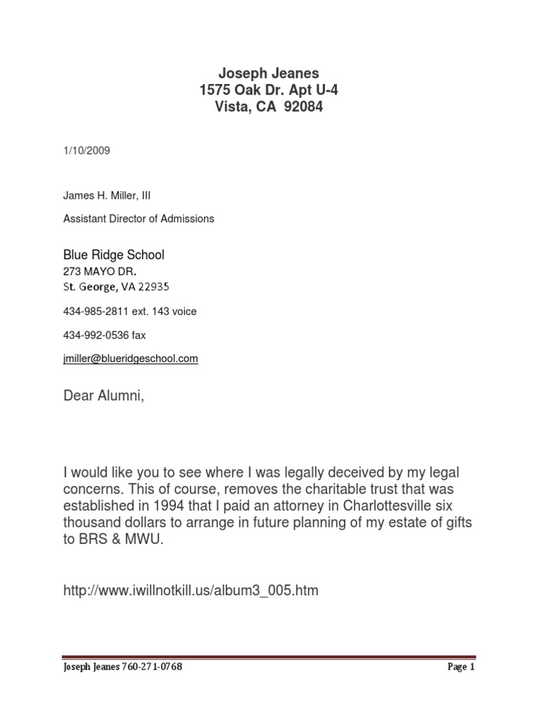 BRS - Blue Ridge School, Dyke, Virginia | PDF