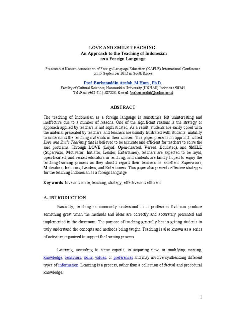 Contoh Paper | PDF | Cognitive Science | Human Communication