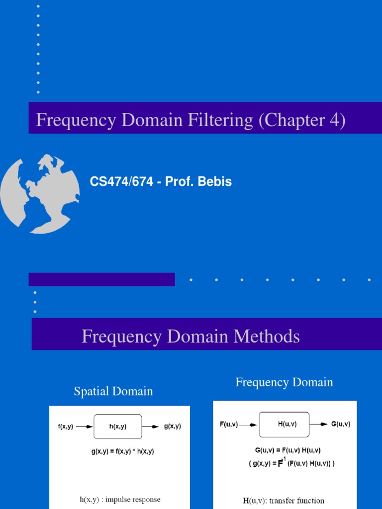 Frequency Domain Filtering Techniques | PDF | Low Pass Filter ...