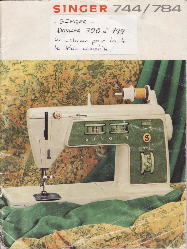 Singer 784-744 | PDF | Couture | Les textiles