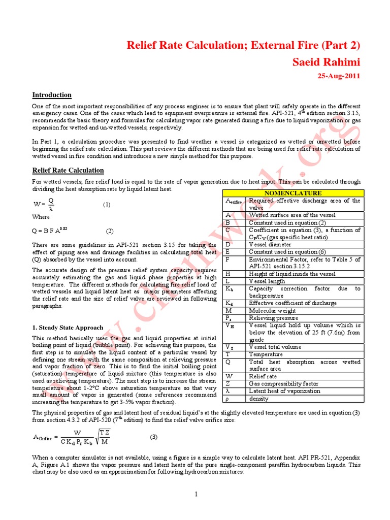 Fire Relief Rate Calculation-Part 2 | PDF