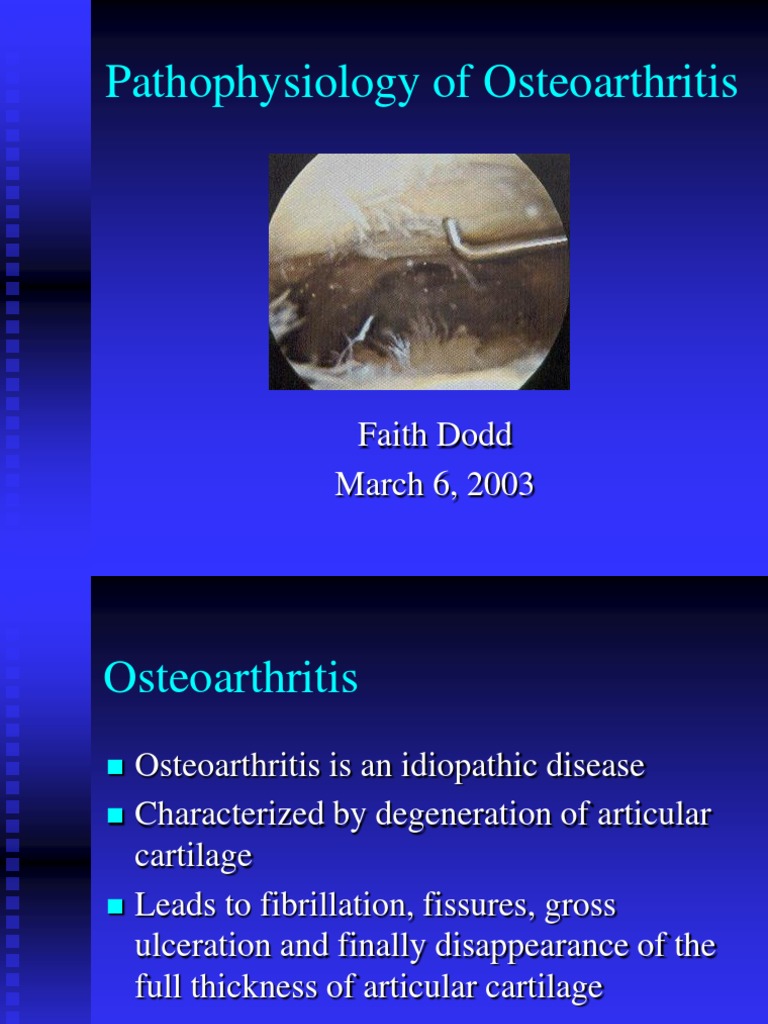 Osteoarthritis Pathophysiology Overview | PDF | Cartilage | Tumor ...