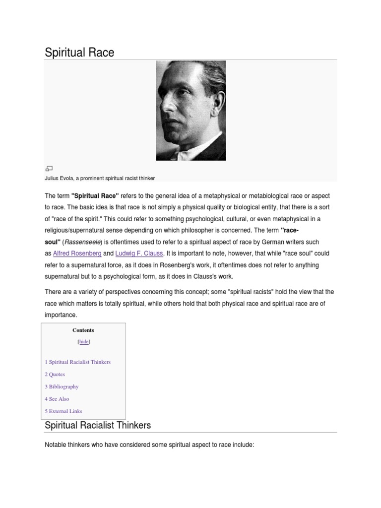 Spiritual Race Theory Insights | PDF | Race (Human Categorization) | Soul