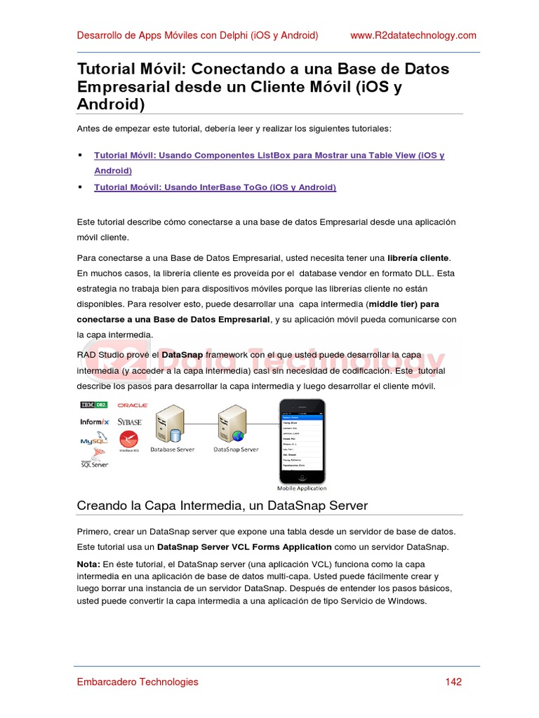 Tutoriales Moviles Delphi XE5-Tut20 | PDF | Android (sistema operativo) | Ios