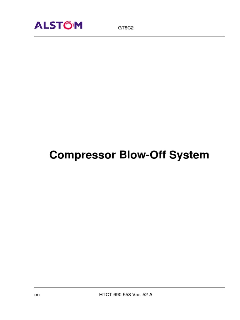 Design and Operation of a Compressor Blow-Off System for a Gas Turbine ...