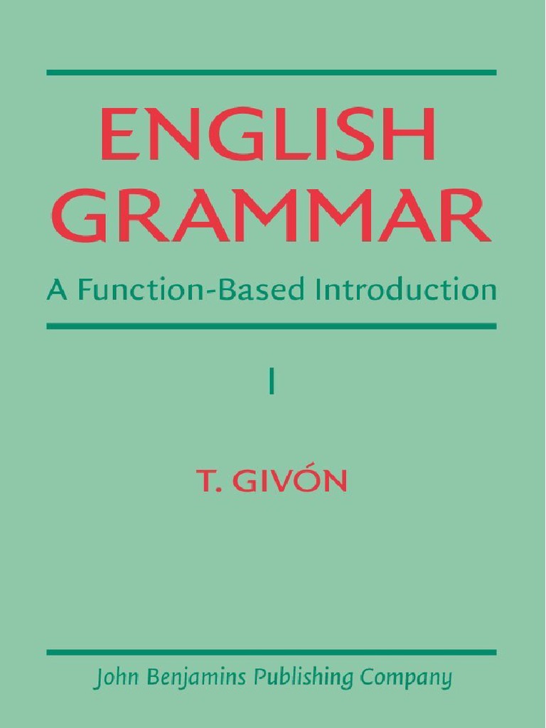 English Grammar | PDF | Lexicon | Verb