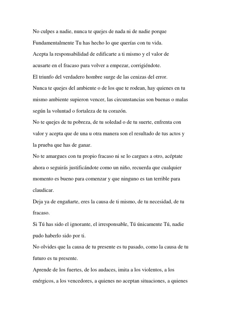 Poema para Triunfadores | PDF