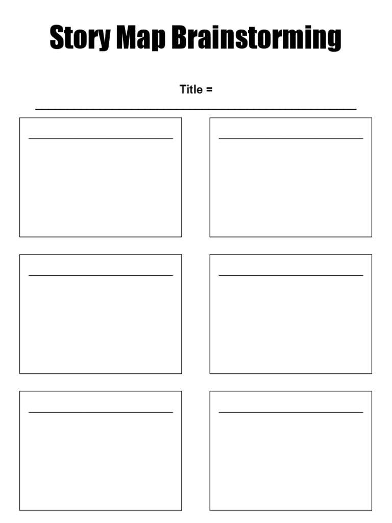 Story Map Brainstorming Guide | PDF