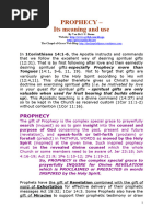 Role of A Prophet | PDF | Prophet | Prophecy