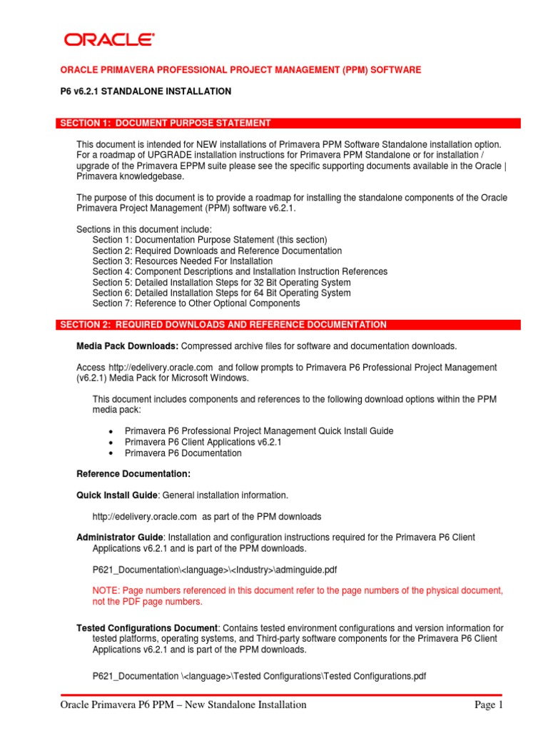 Installation Guide | PDF | Oracle Database | Installation (Computer ...