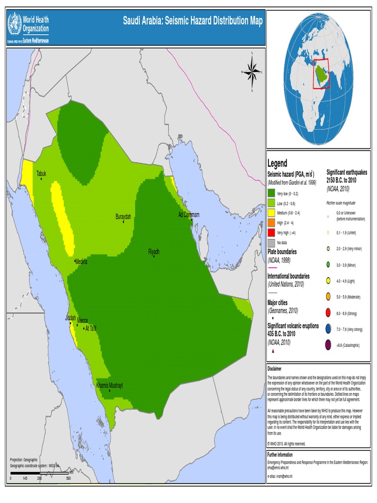 Saudi Arabia Seismic | PDF