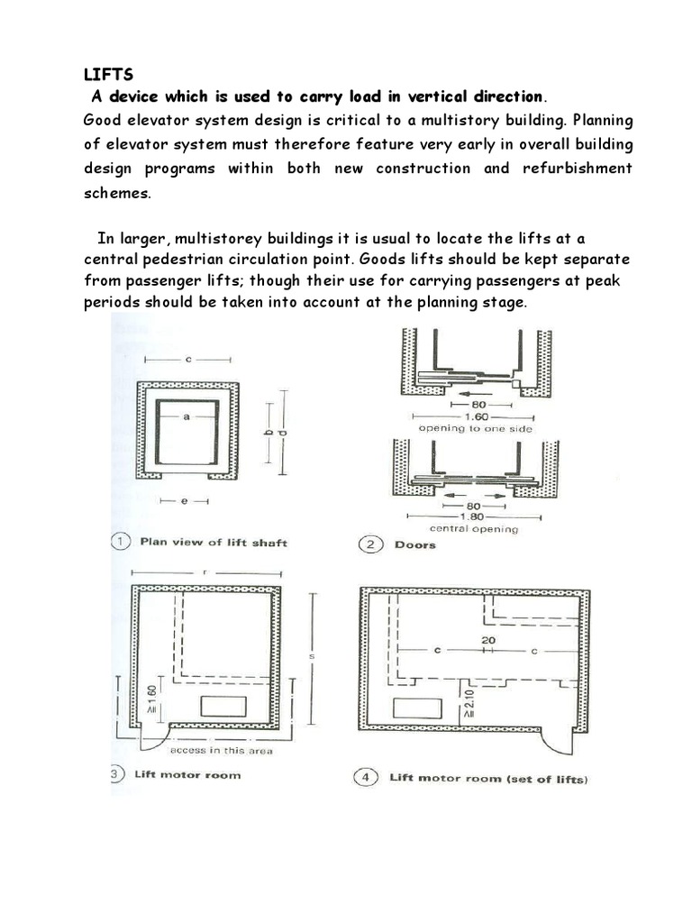 Lifts | PDF | Escalator | Elevator