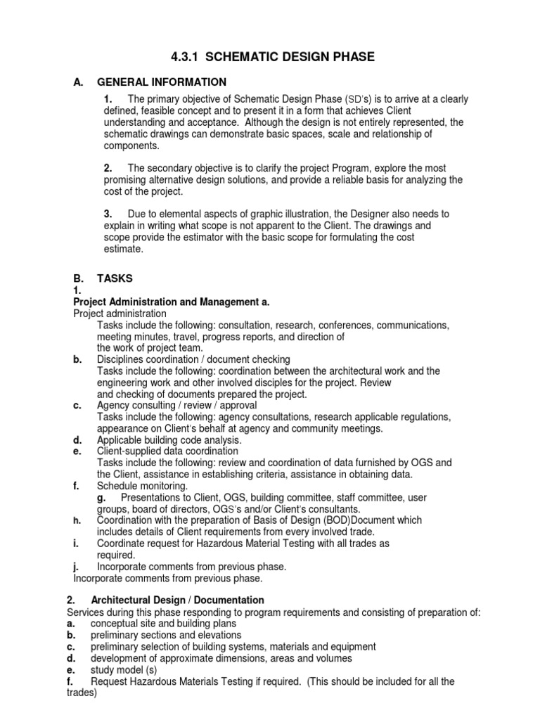 Schematic Design Phase | Download Free PDF | Design | Security Alarm