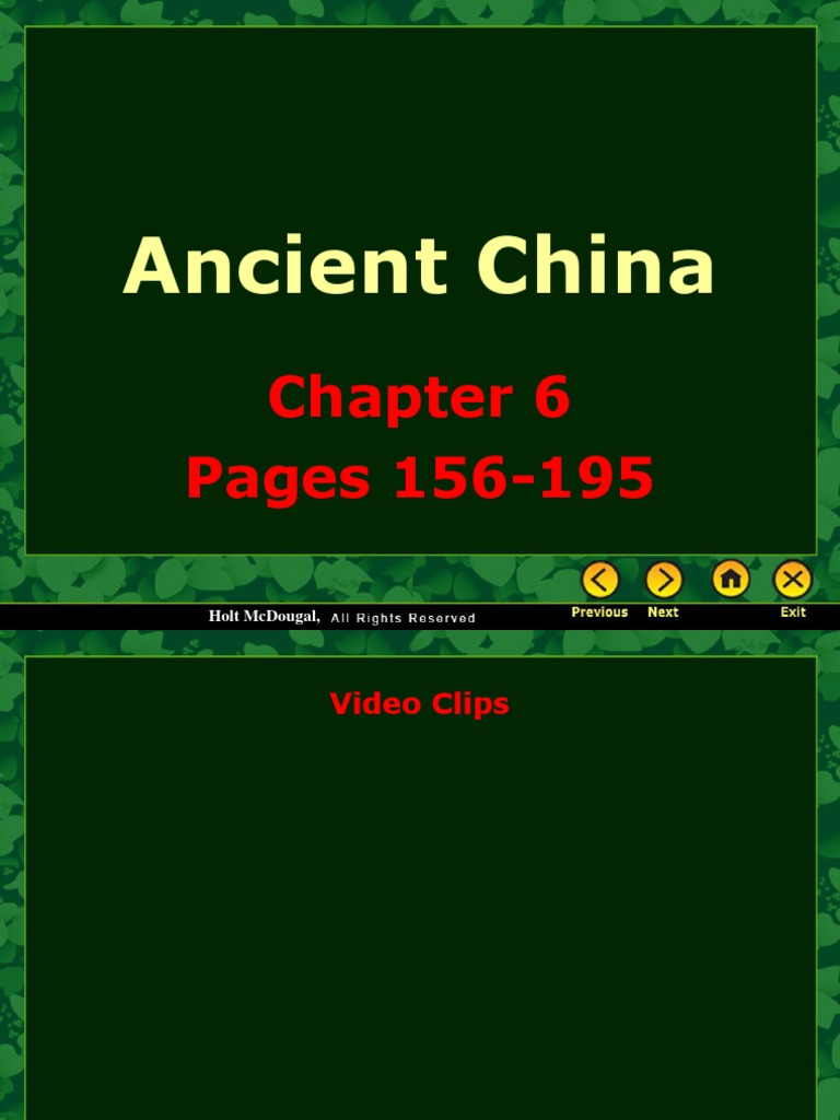 Chapter 6 China | PDF | Confucianism | Silk Road