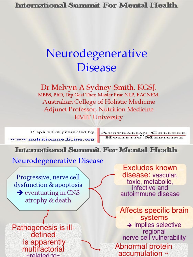 Neurodegenerative Disease | PDF