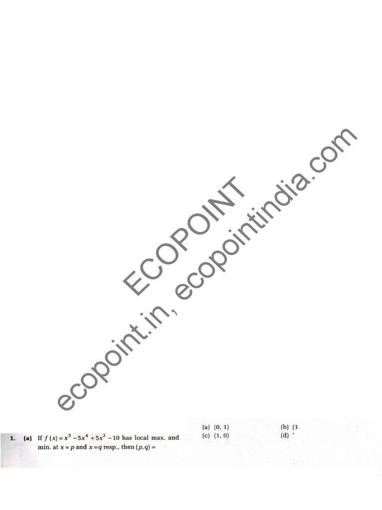 Problems On Maxima And Minima Pdf Maxima And Minima Analysis