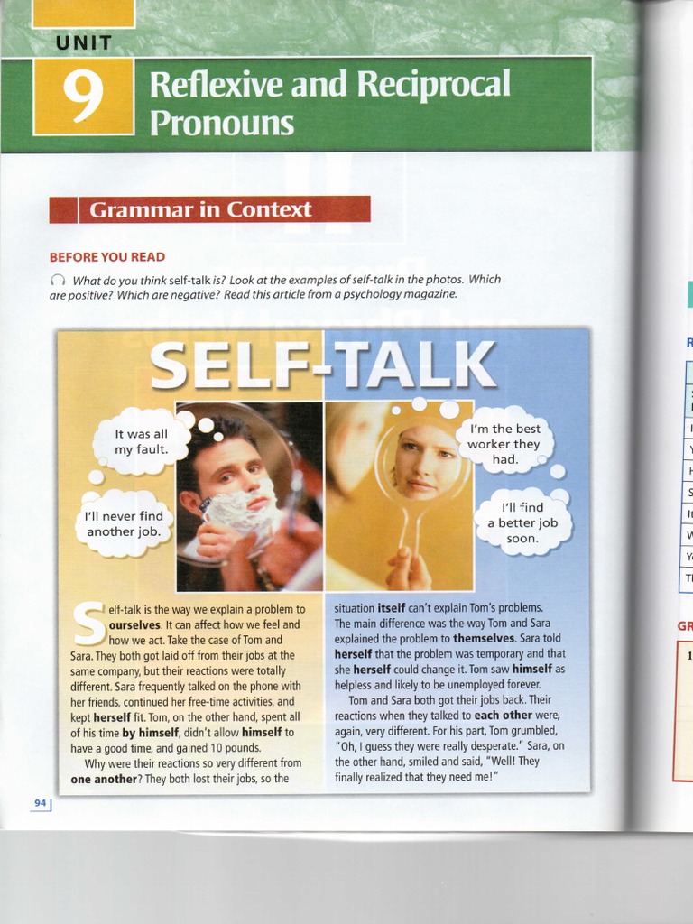 Reflexive Reciprocal Pronouns009 | PDF