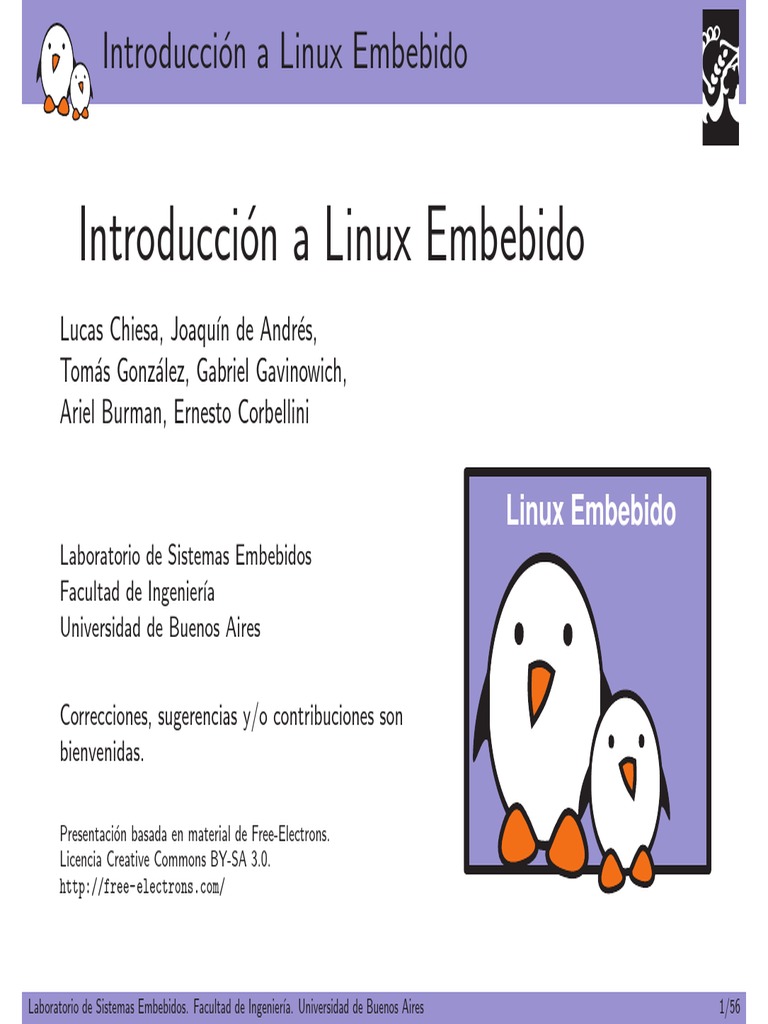 Introduccion Linux Embebido | PDF | Distribución de Linux | Software libre
