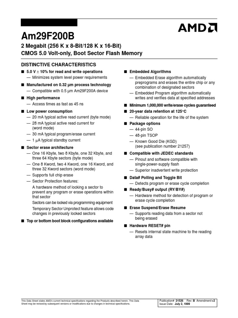 29F200 | PDF | Flash Memory | Input/Output