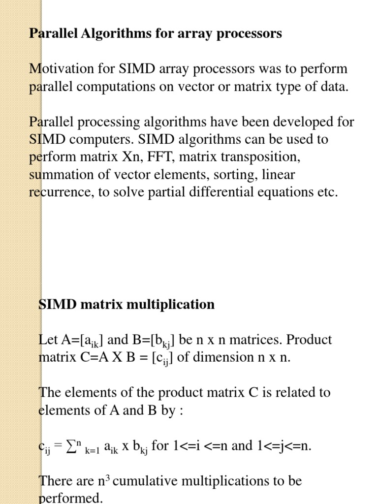 Module 3a | PDF | Array Data Structure | Parallel Computing