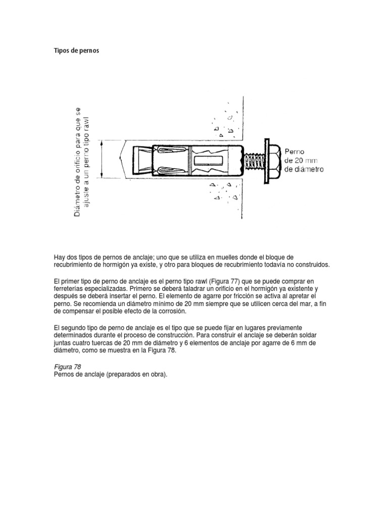 Tipos de Pernos | PDF