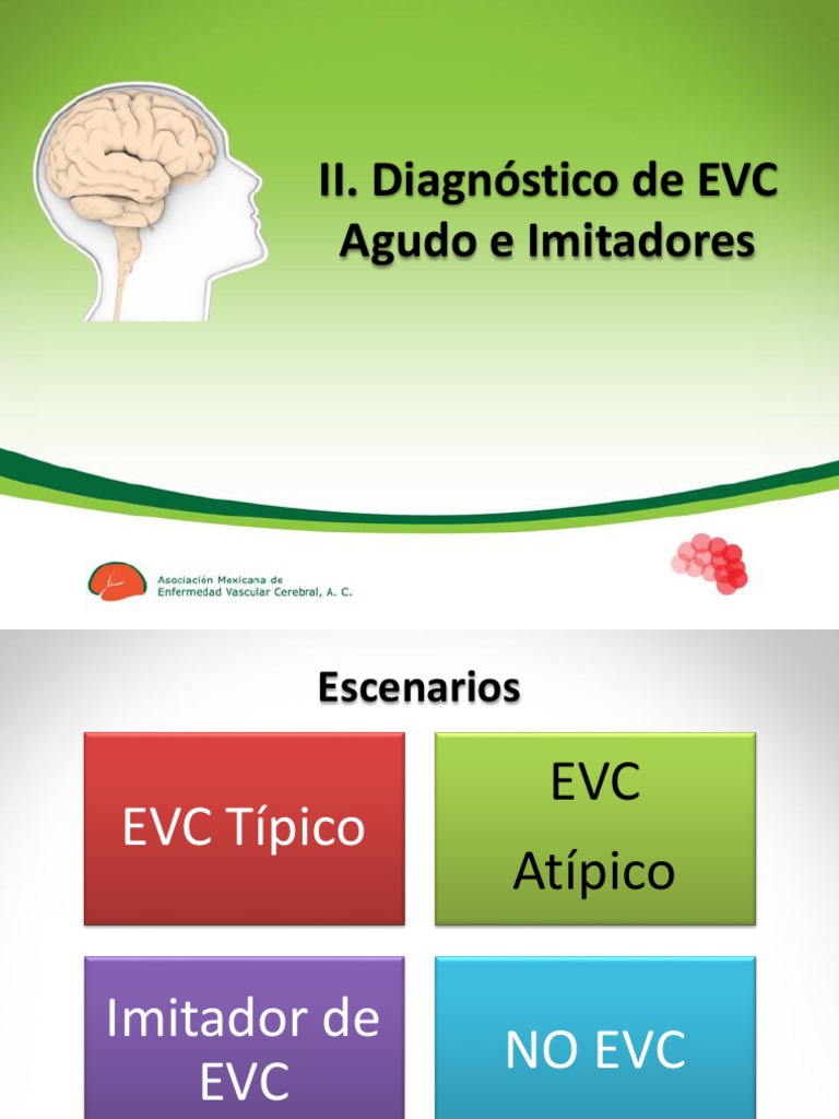 II. Diagnóstico de EVC Agudo e Imitadores | PDF | Sistema nervioso ...