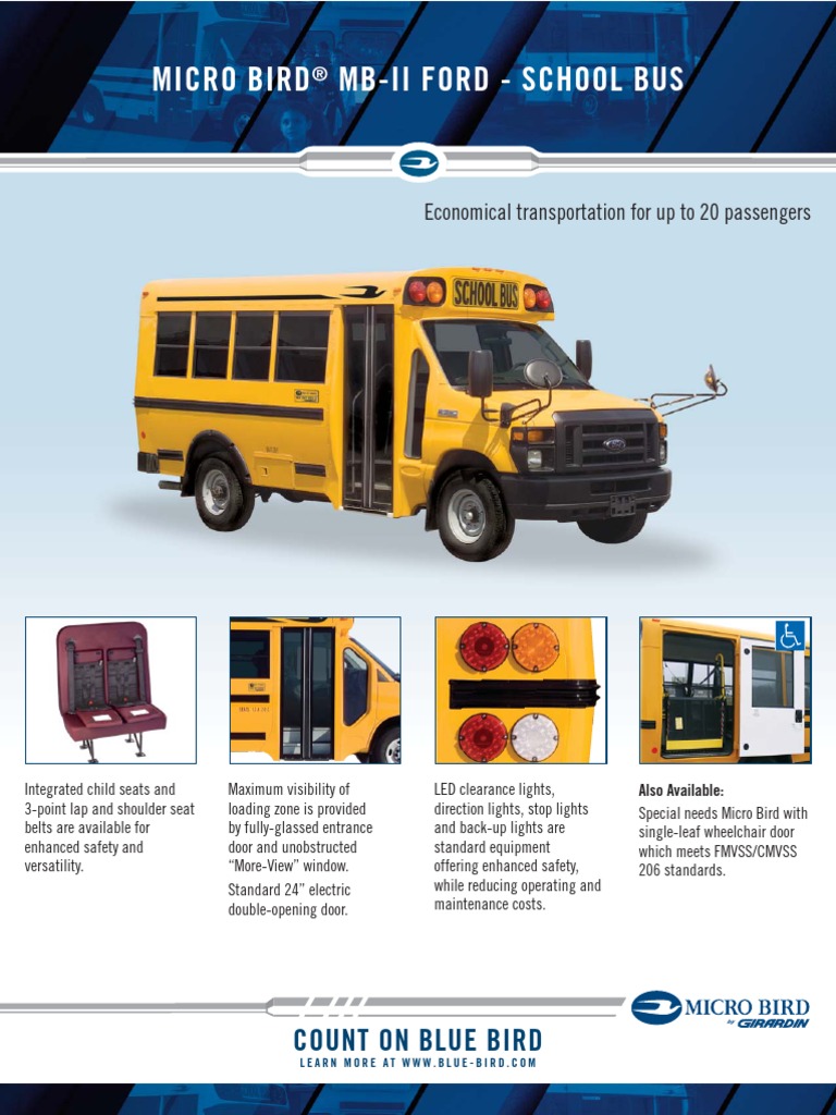 Micro Bird by Girardin SRW (Ford) | Door | School Bus