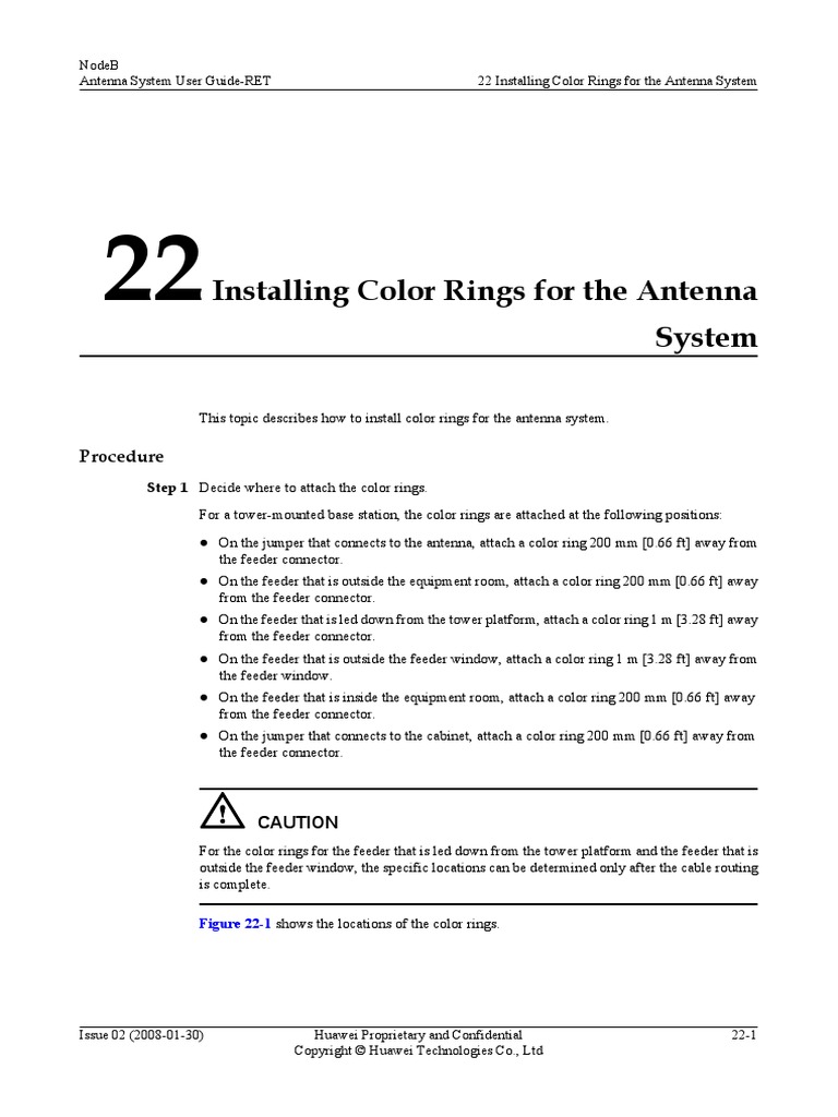 Color Rings For The Antenna System | PDF | Electrical Connector | Wireless