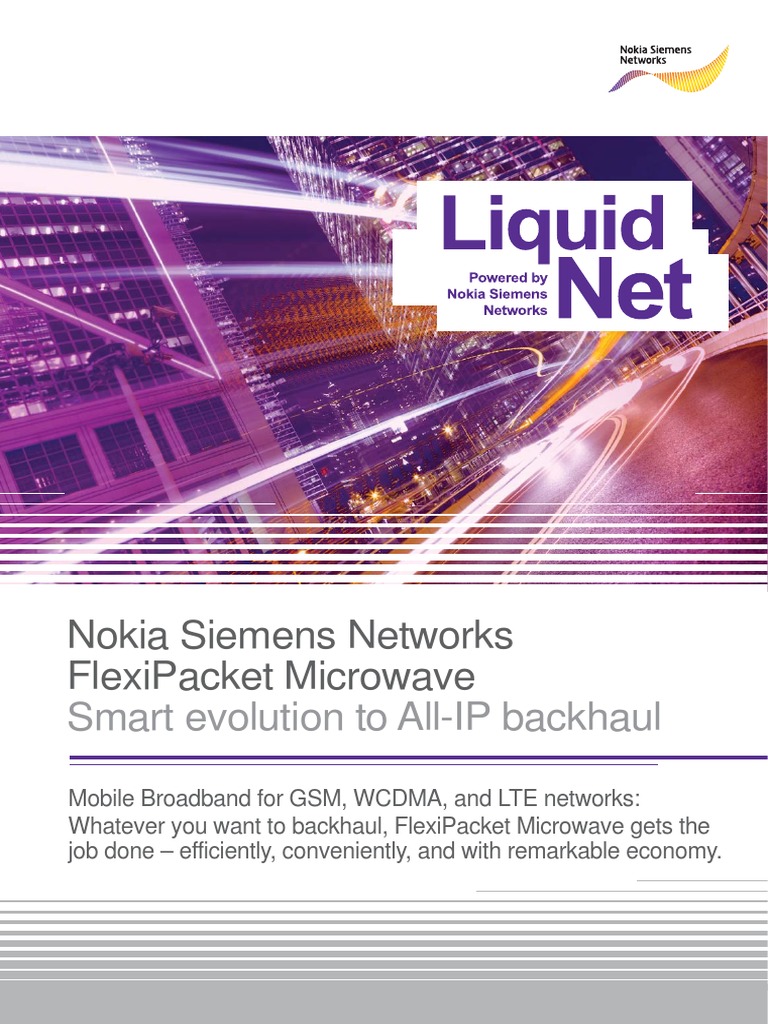 Flexipacket Microwave | PDF | Lte (Telecommunication) | Quality Of Service