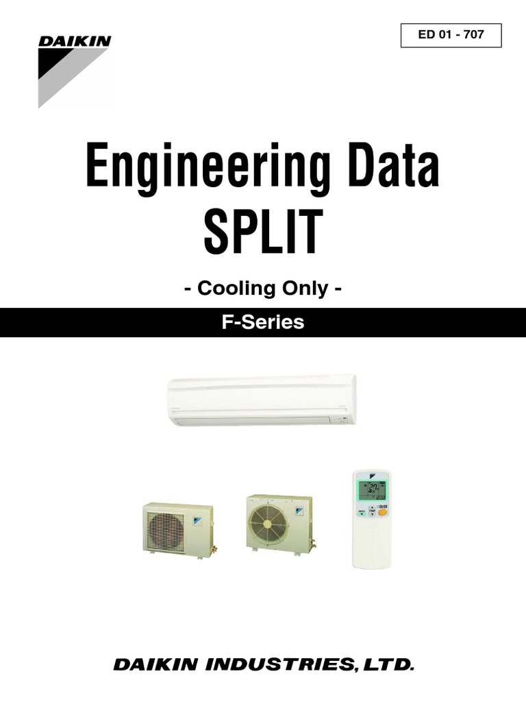 ED01-707 - FT FVM Series PDF | PDF | Air Conditioning | Mains Electricity